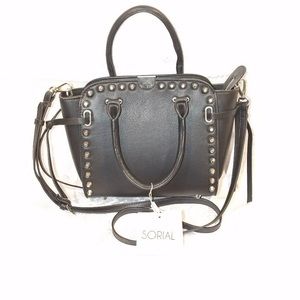 Sorial | Bags | Nwtsorial Parker Satchelhandbag Black Leather | Poshmark